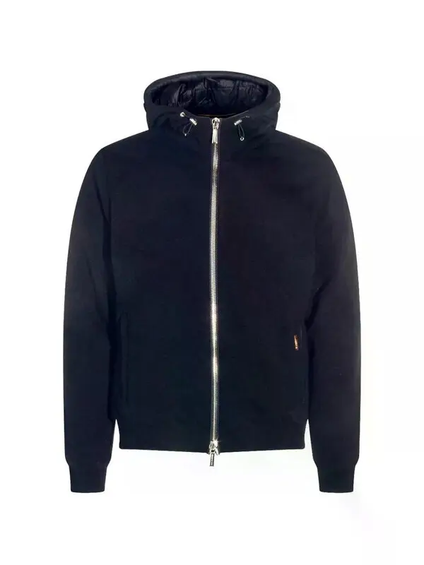 MOORER Hooded Wool-blend Jacket