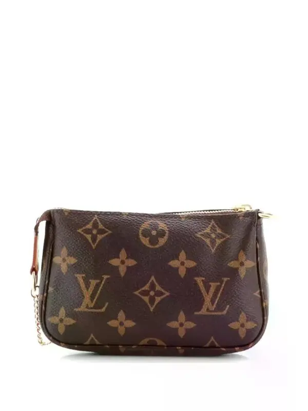 LOUIS VUITTON Pochette Accessoires Monogram Canvas Mini Clutch Bag