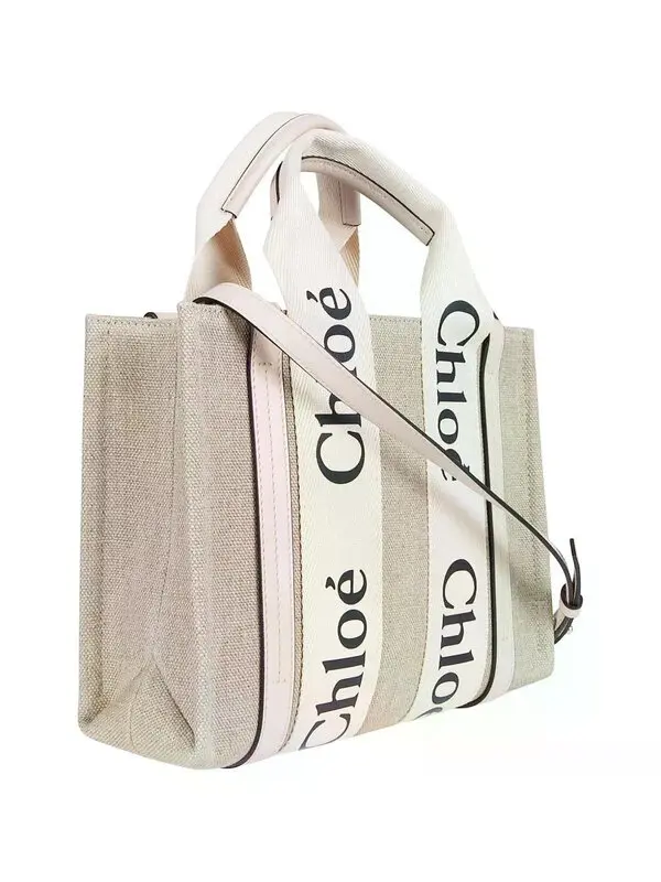 Chloé Small Woody Tote Bag - Neutrals