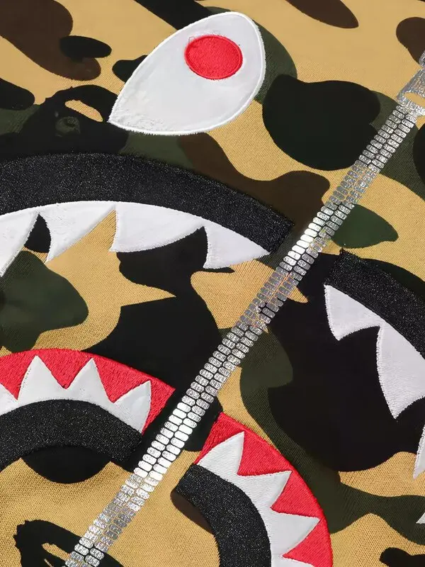 A BATHING APE Shark Camouflage Sweatshirt