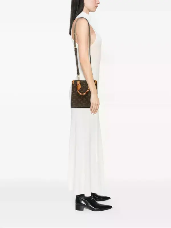 LOUIS VUITTON Monogram Sac Plat Bb Satchel