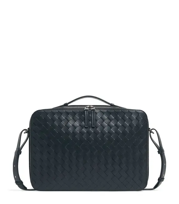 Bottega Veneta Slim Getaway Briefcase - Blue
