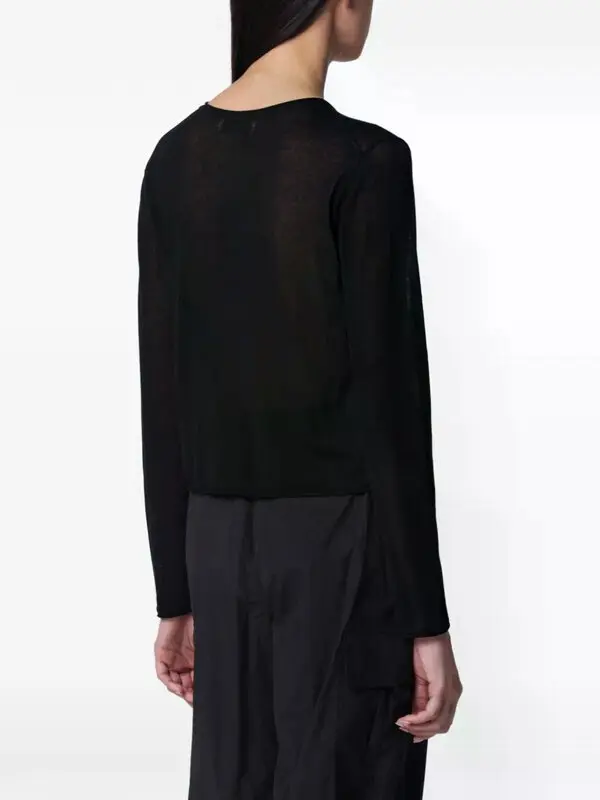 DUNST Long Sleeve Button-front Cardigan