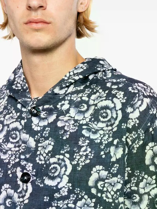 Kiton Floral-print Shirt
