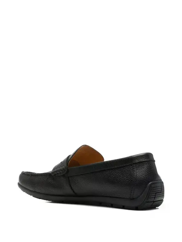 SERGIO MORETTI FIRENZE Grained Leather Loafers