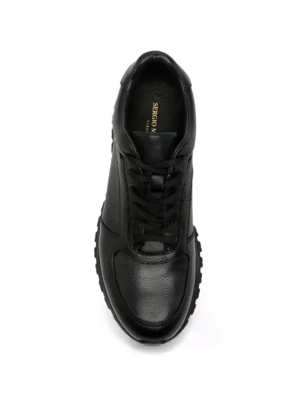SERGIO MORETTI FIRENZE Panelled Leather Sneakers