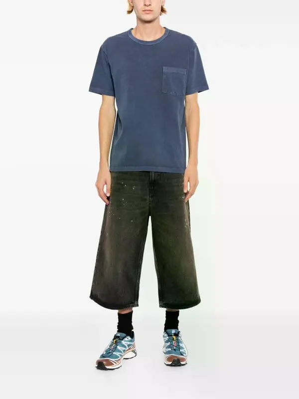 WHITESVILLE Patch-pocket Washed T-shirt