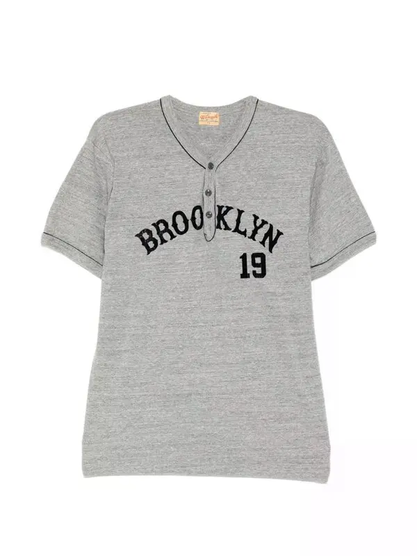 WHITESVILLE Contrast-trim Marl T-shirt