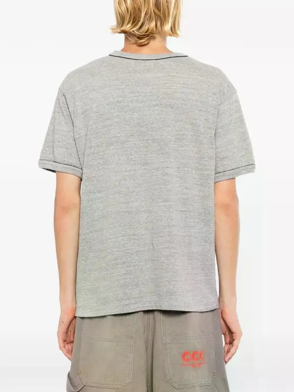 WHITESVILLE Contrast-trim Marl T-shirt
