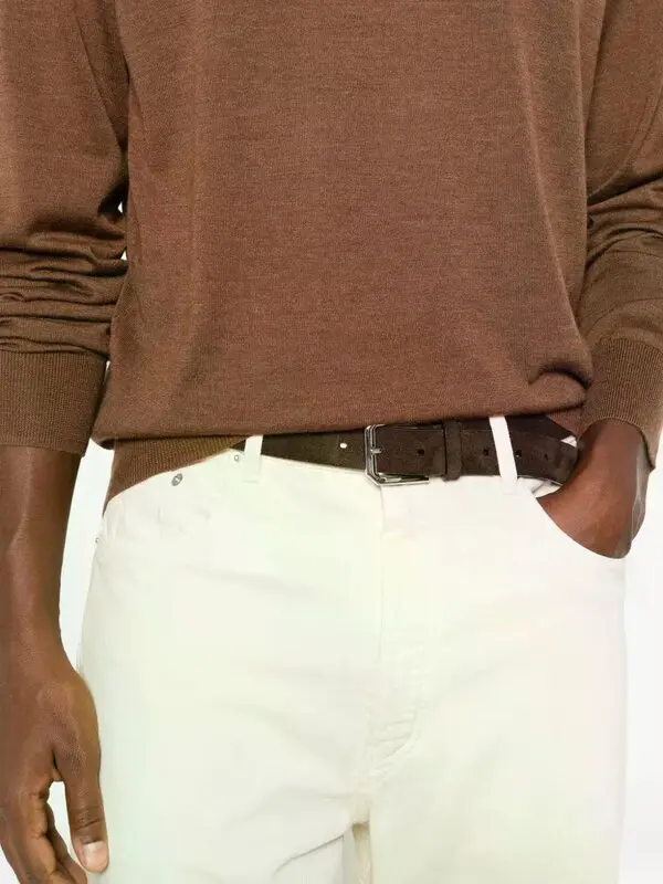 Corneliani Long Sleeve Crew Neck Sweater