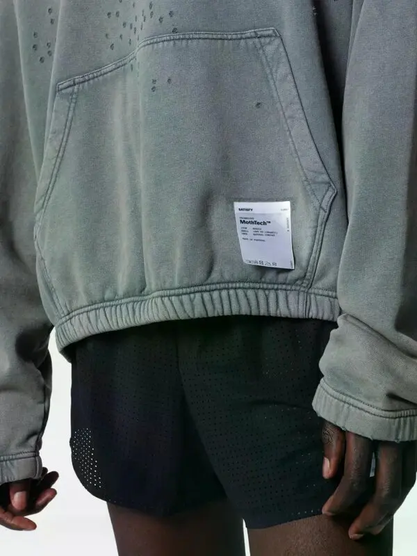 Satisfy Distressed Hoodie - Grey