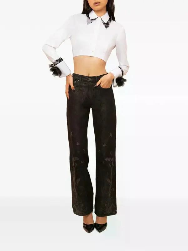 CONTESSA MILLS Tarot Floral-print Jeans