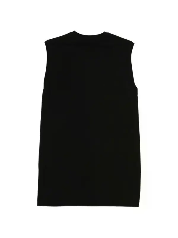 JULIUS Crew-neck Sleeveless T-shirt - Black