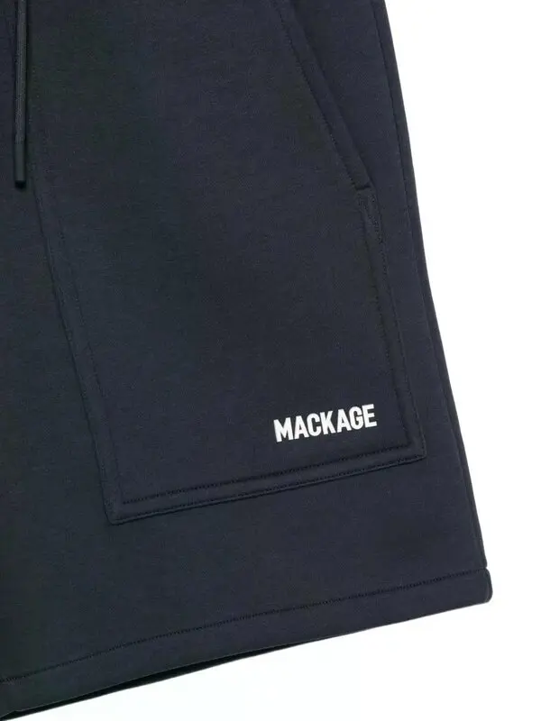 Mackage Elwood Logo Print Drawstring Shorts