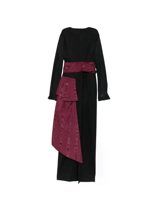Rochas Long-sleeve Maxi Dress
