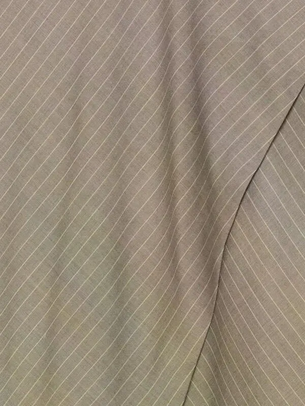 Rochas Pinstriped Asymmetric Midi Skirt