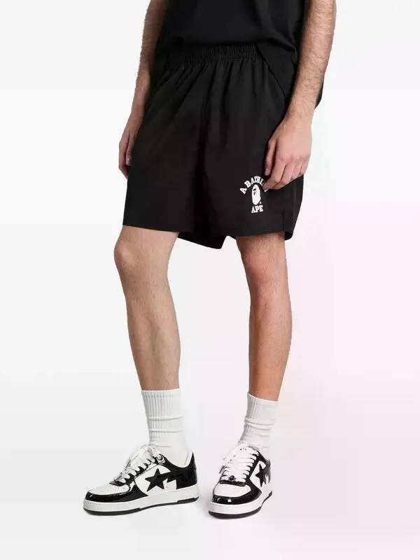 A BATHING APE Ape Head Logo Track Shorts
