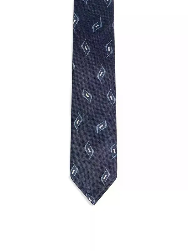 Dsquared2 Geometric Print Silk Tie