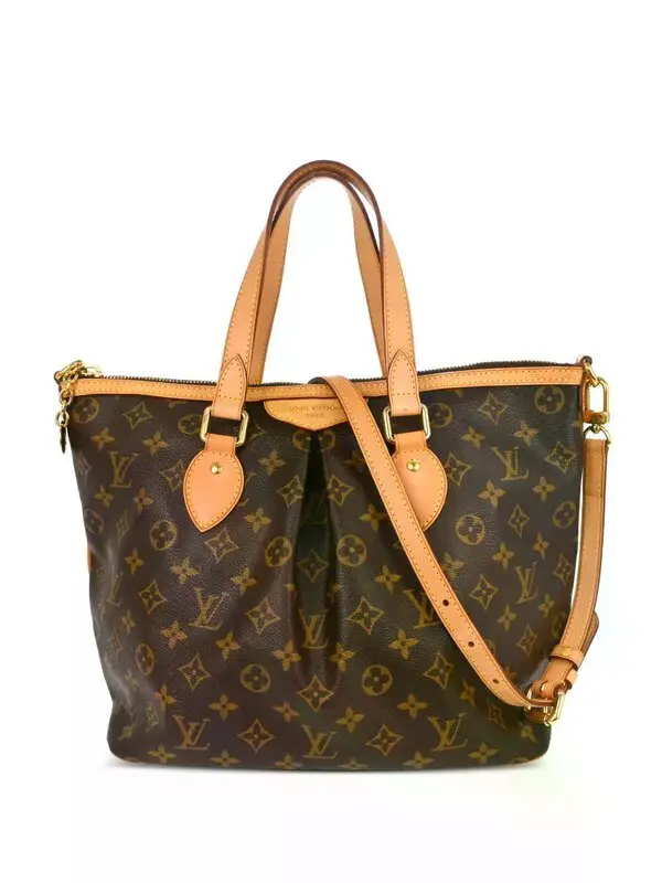 LOUIS VUITTON Palermo Pm Monogram Tote Bag - Brown