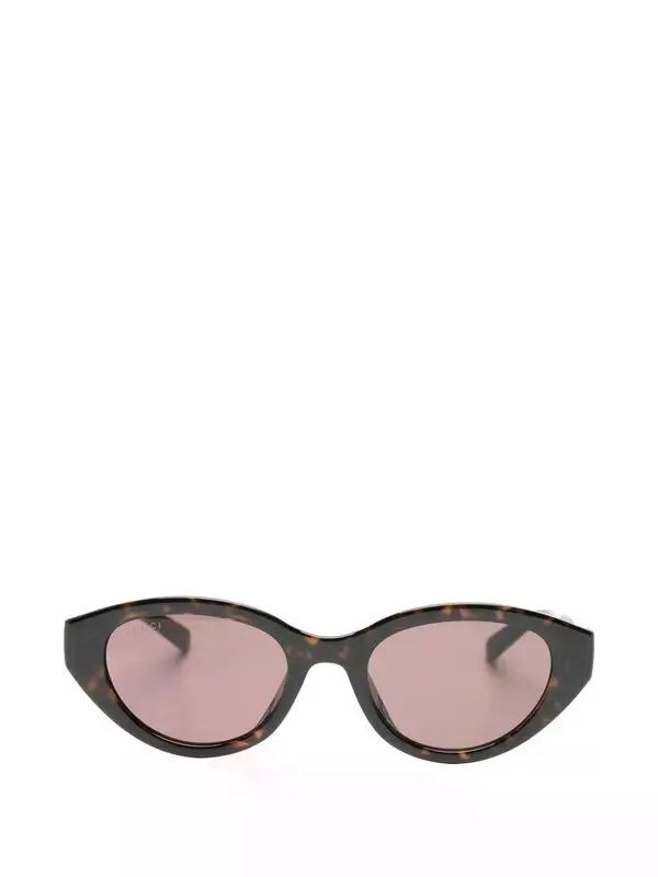 Gucci Tortoiseshell-effect Interlocking G Sunglasses
