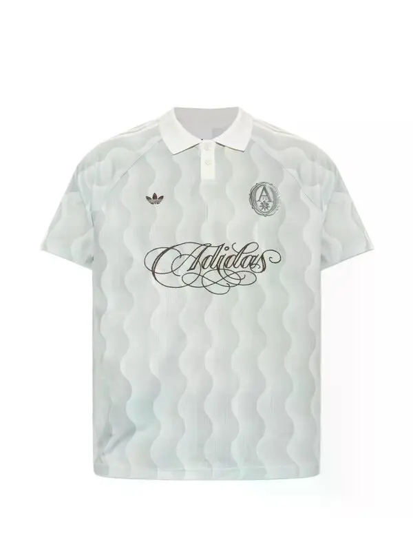Adidas Summer Glow Wave-pattern Polo Shirt
