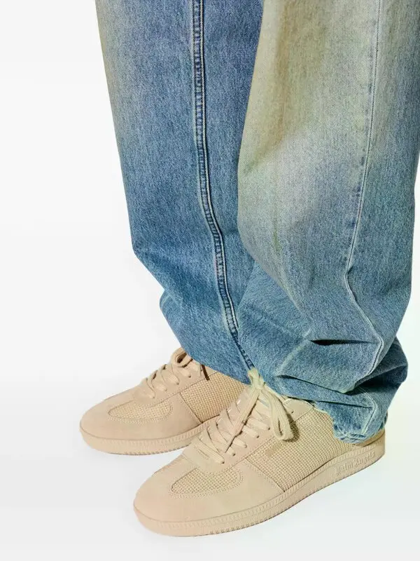Palm Angels Suede Panelled Mesh Sneakers