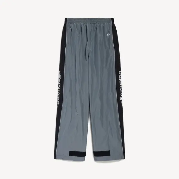 Balenciaga Relaxed Tracksuit Pants With Printed Artwork - Grey