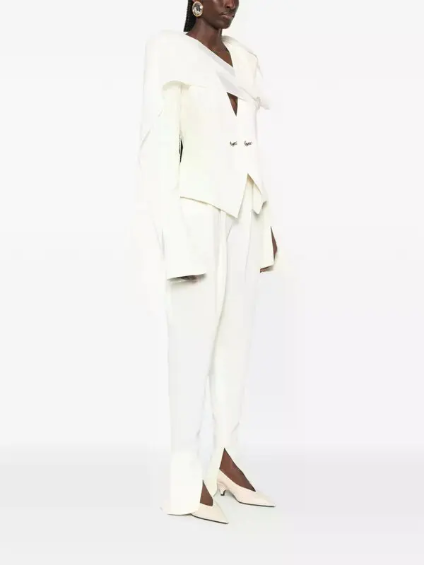 VESTIAIRE D'UN OISEAU LIBRE Draped Bird-motif Jacket