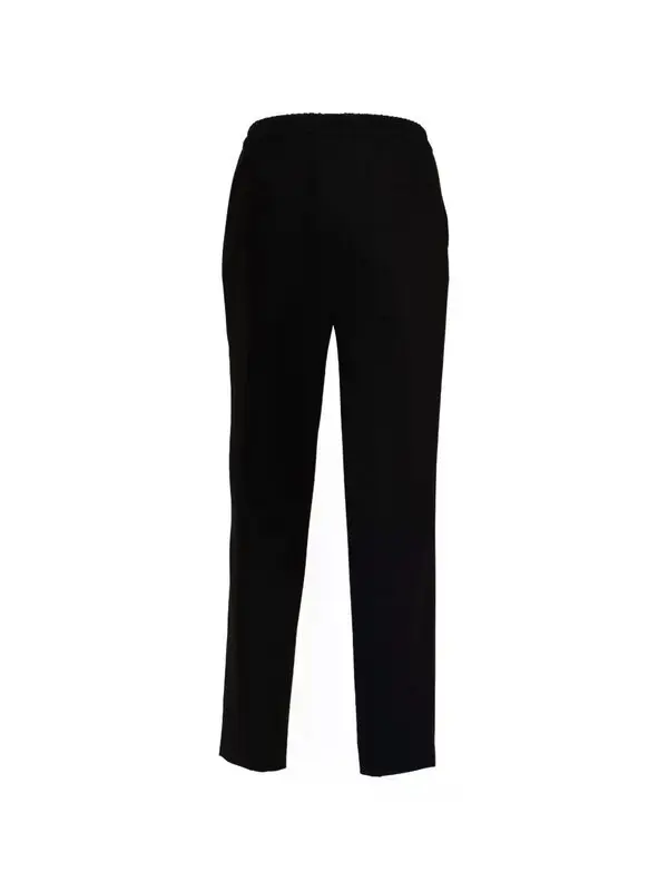 QL2 QUELLEDUE Elasticated-waist Straight-leg Trousers