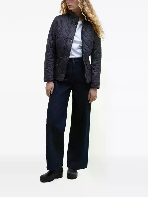 Barbour Flyweight Cavalry Jacket Navy - Blue