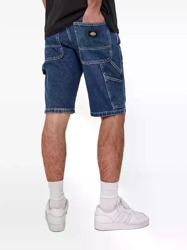 Dickies Logo Patch Straight Leg Shorts