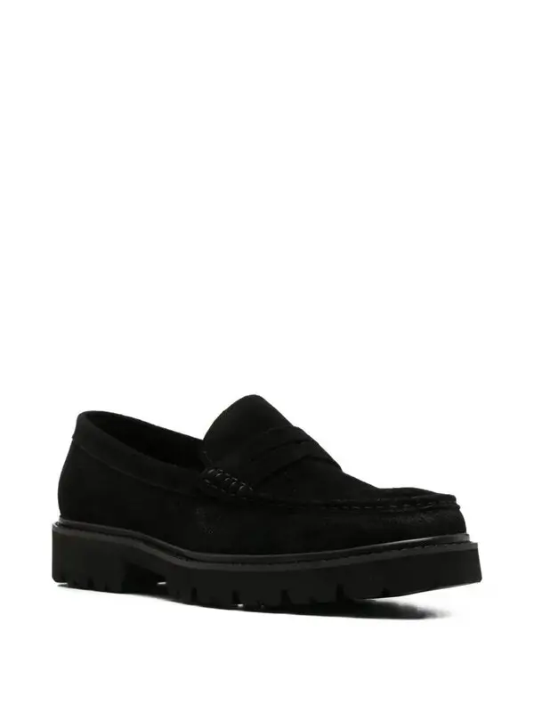SERGIO MORETTI FIRENZE Chunky Sole Penny Loafers