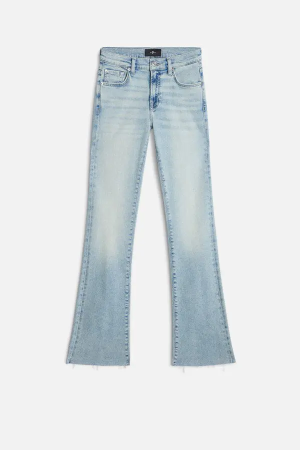 7 For All Mankind Tailorless Bootcut In Luxe Vintage Ghost - Blue