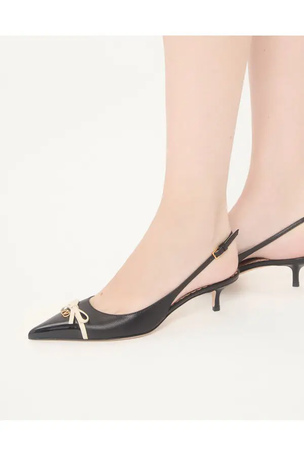 Valentino Garavani Bepointy Slingback Pumps - Black