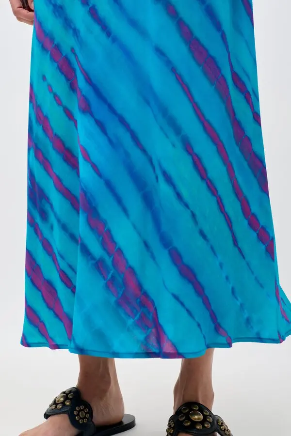 Rixo Ardith Tie-dye Maxi Skirt