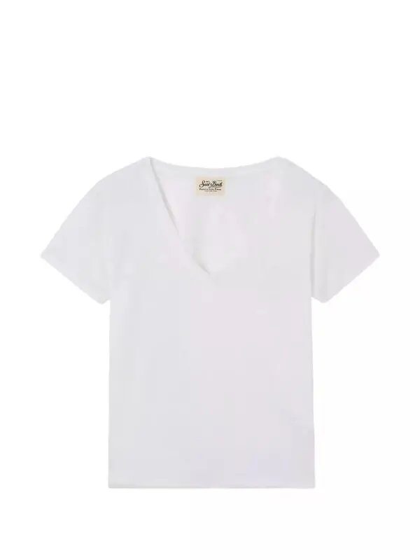 MC2 SAINT BARTH Eloise Linen T-shirt - White