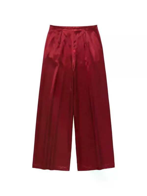 DANAMÉ Satin Finish Palazzo Pants