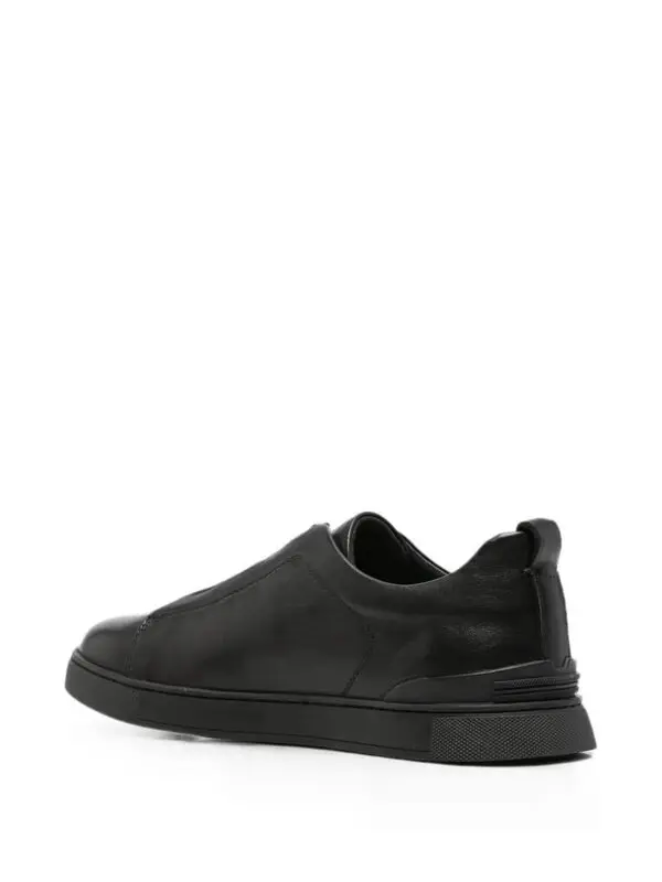 SERGIO MORETTI FIRENZE Slip-on Leather Sneakers