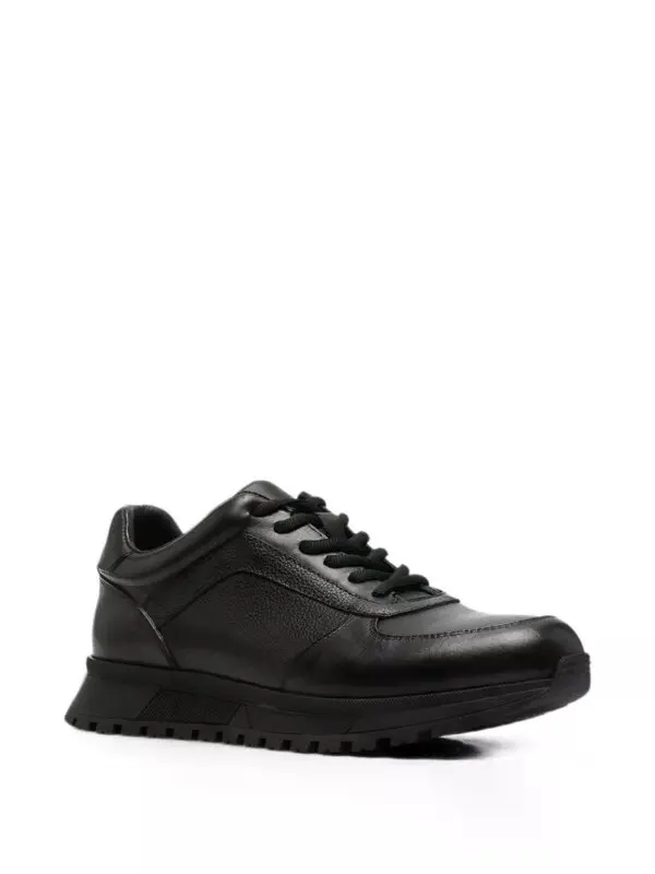 SERGIO MORETTI FIRENZE Panelled Leather Sneakers