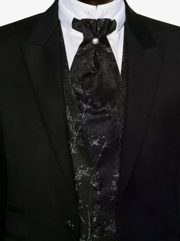 CARLO PIGNATELLI Floral-jacquard Suits
