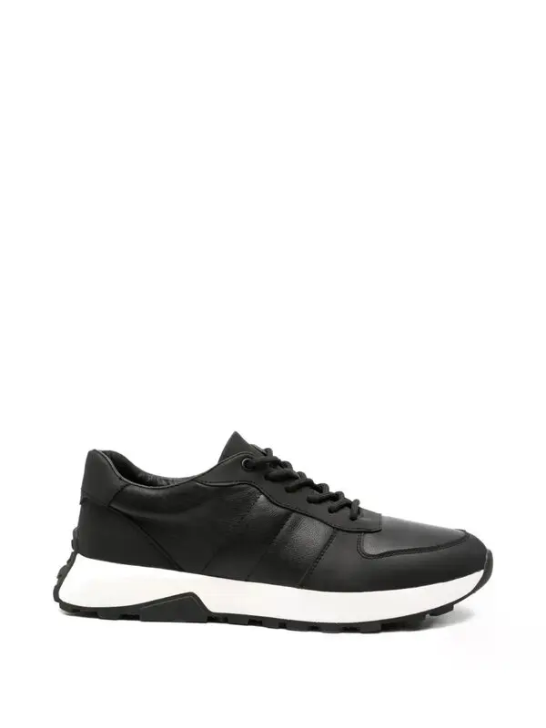 SERGIO MORETTI FIRENZE Panelled Leather Sneakers