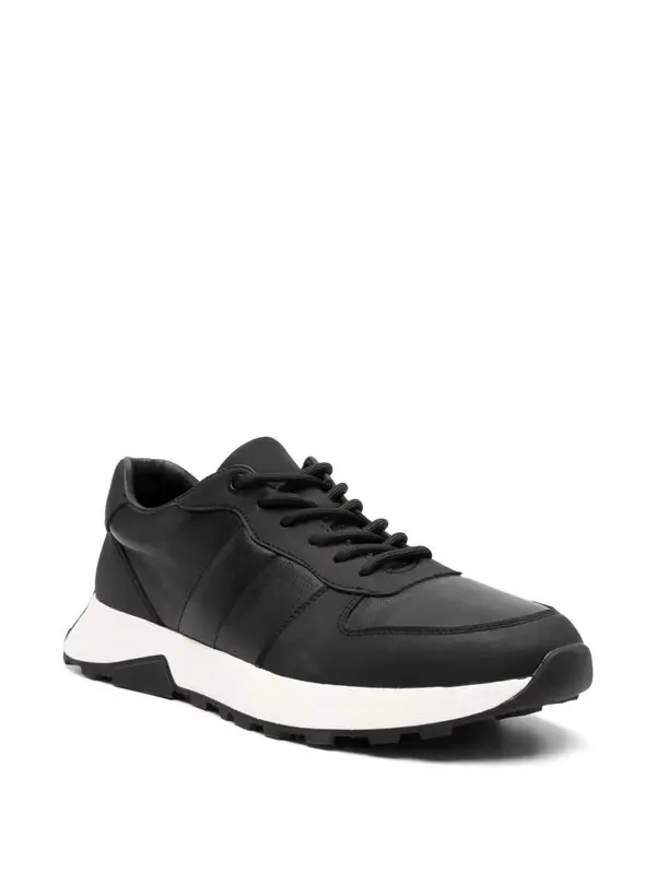 SERGIO MORETTI FIRENZE Panelled Leather Sneakers