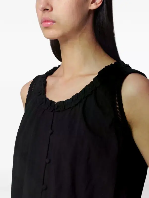 DUNST Frilled Sleeveless Blouse