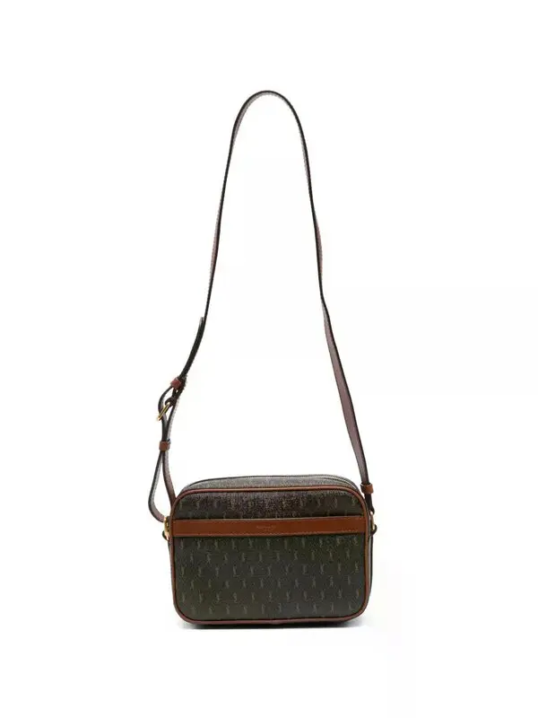 Saint Laurent Monogram Crossbody Bag - Brown