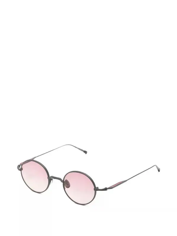 Matsuda Round-frame Engraved Sunglasses