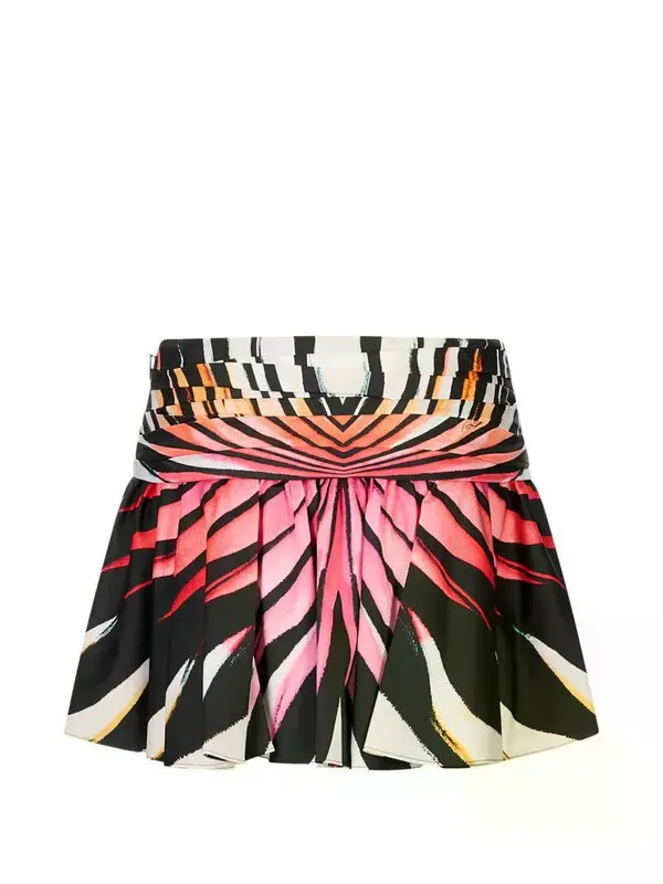 Roberto Cavalli Pleated Mini Skirt