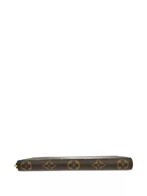 LOUIS VUITTON 2017 Clemence Monogram-pattern Long Wallet