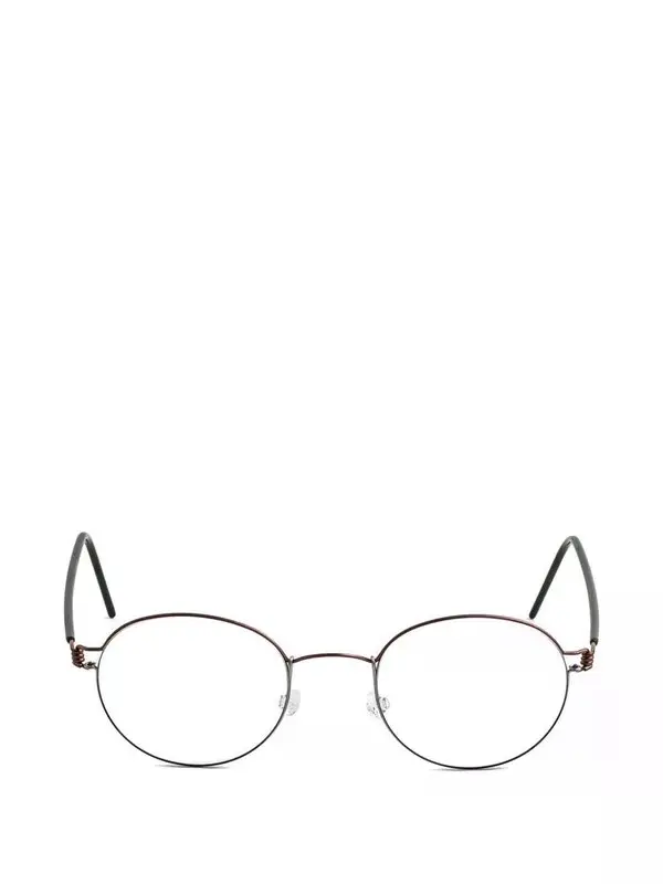 LINDBERG Morten Round-frame Eyeglasses - Brown