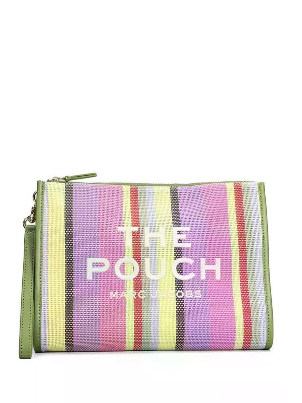 Marc Jacobs Pouch Striped Clutch Bag