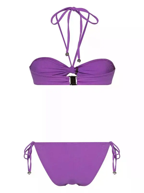 Lisa Marie Fernandez Crepe Bandeau Bikini